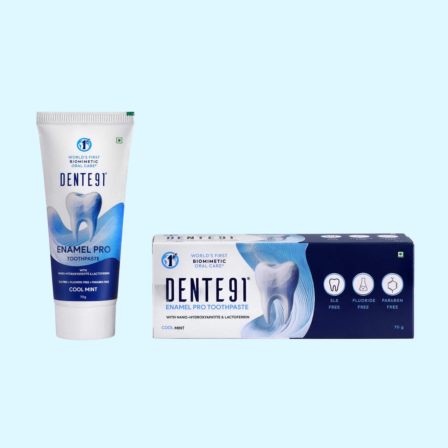 Buy Dente91 Enamel Pro Toothpaste | Fluoride-Free Enamel Repair