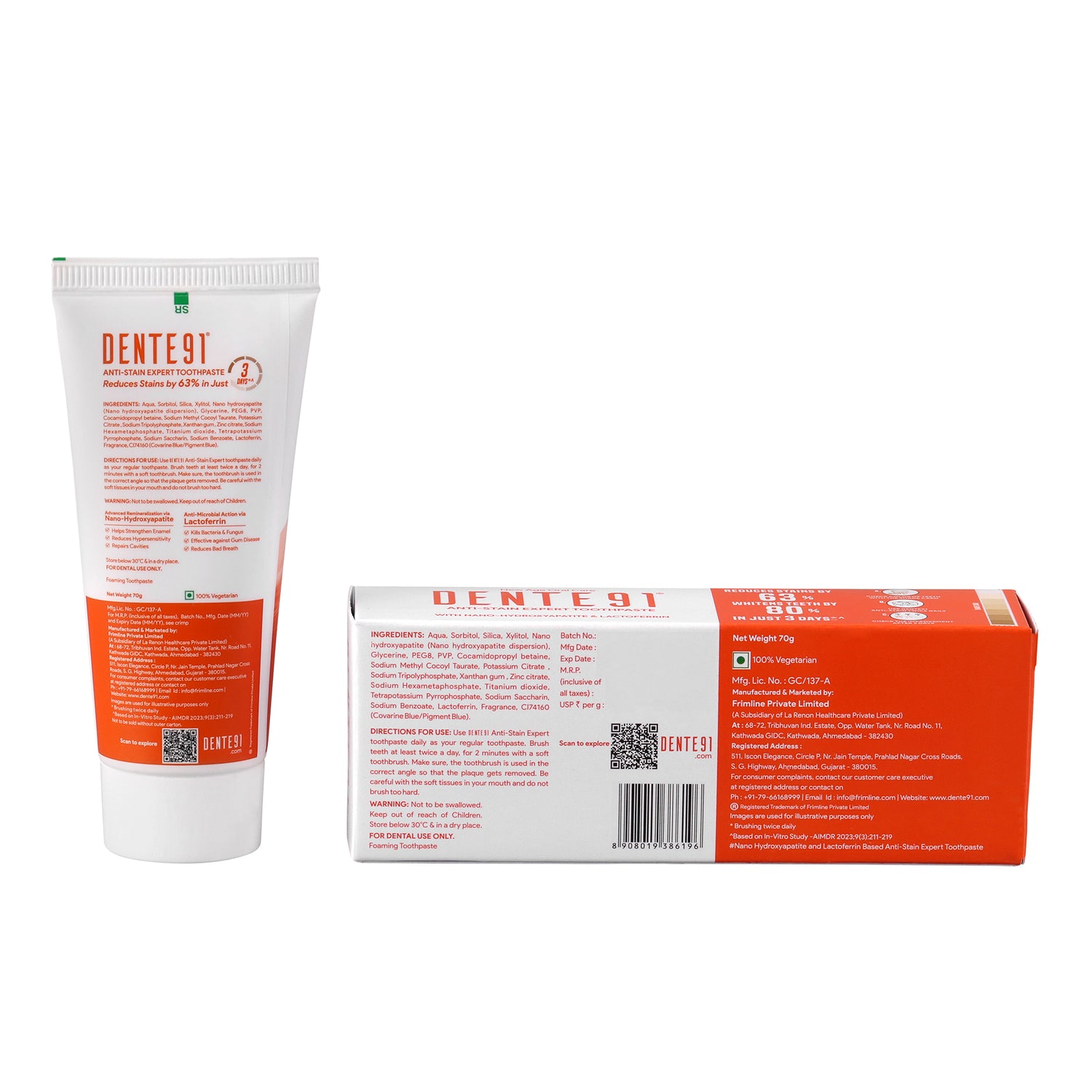Buy Anti-Stain Expert Toothpaste for Stain Removal & Teeth Whitening ...