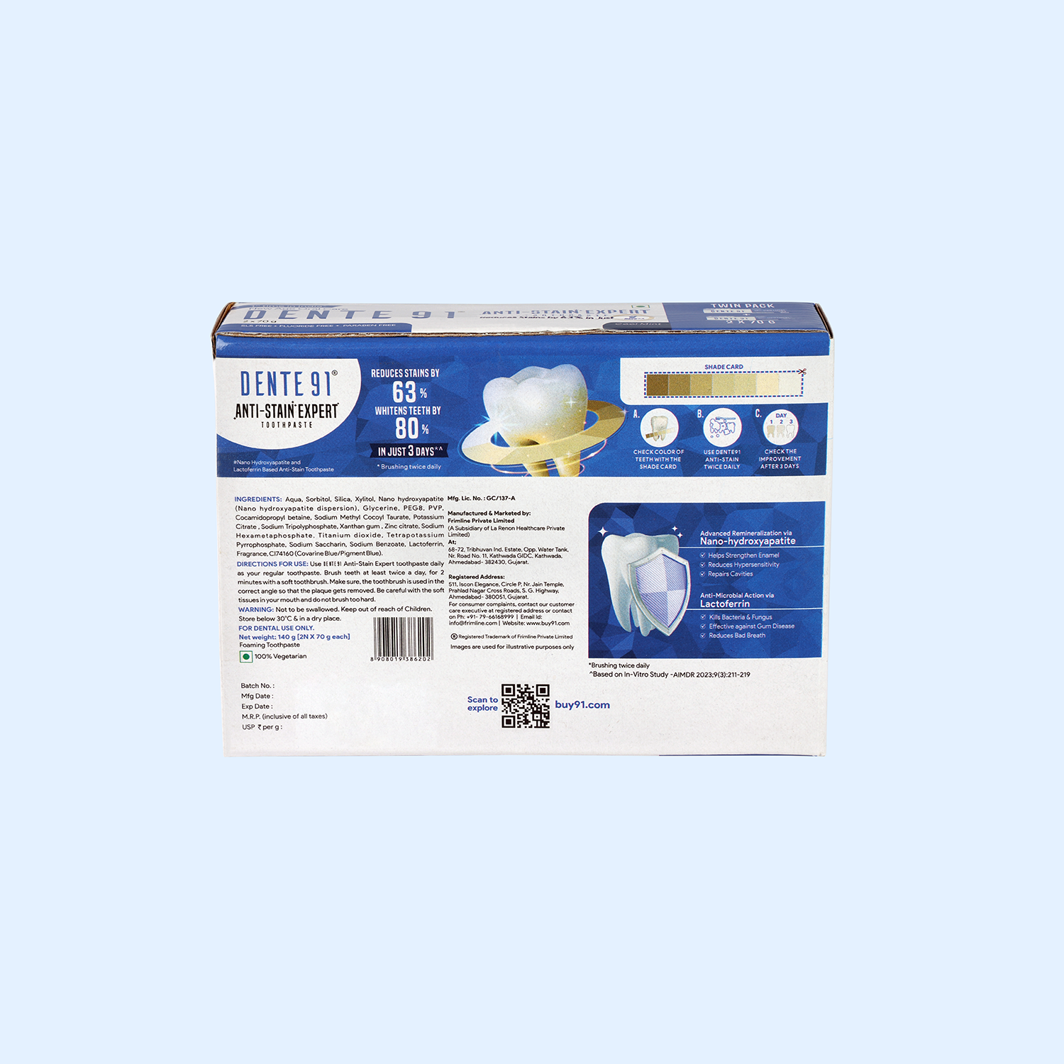 Buy Anti-Stain Expert Toothpaste for Stain Removal & Teeth Whitening ...