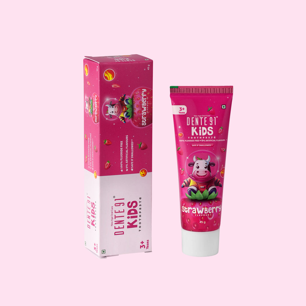 Buy Best Flavoured & Fluoride Free Toothpaste for Kids Online from Dente91