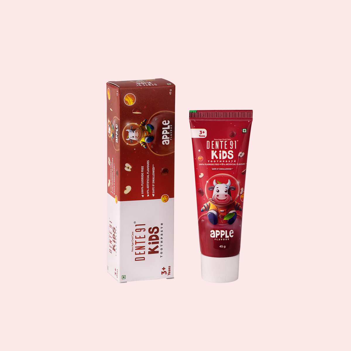 Buy Apple Flavoured Kids Toothpaste – Fluoride-Free Remineralizing Care ...
